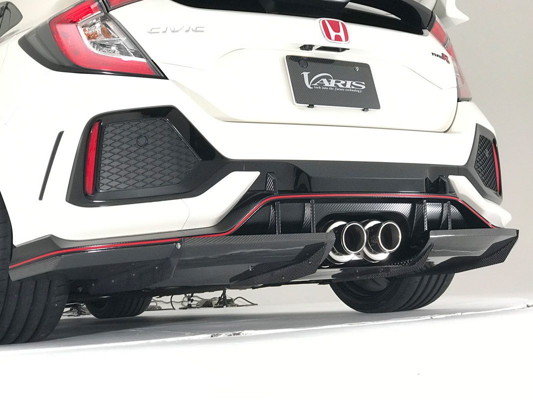 VARIS ARISING I REAR DIFFUSER FOR 2017-19 HONDA CIVIC TYPE R [FK8 ...